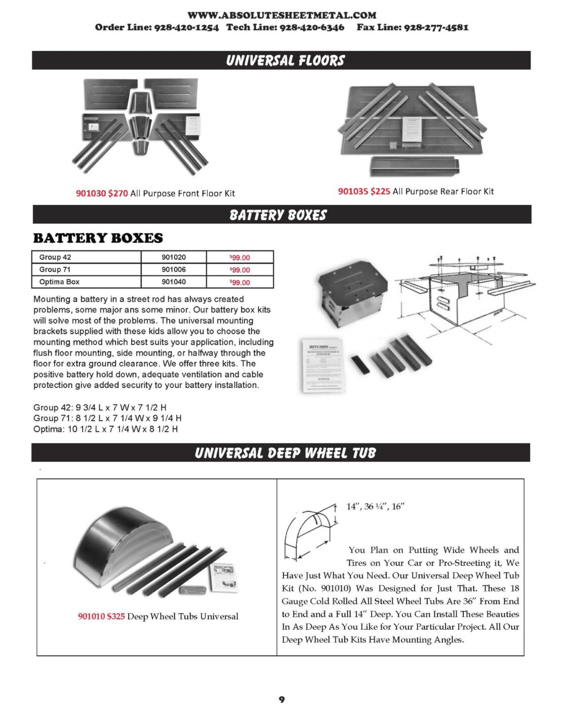 Universal Parts – Absolute Sheet Metal